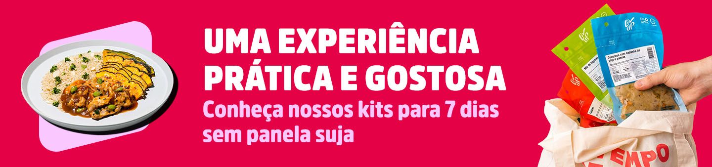 Comida congelada é Liv Up | Refeições saudáveis pra semana